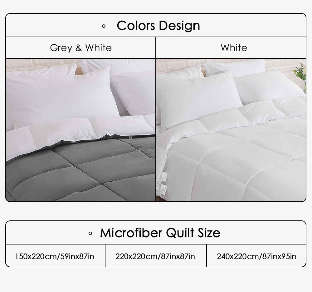 Relleno Nórdico Microfibra... Edredón Hipoalergénico de Fibra de 400 gr para Cama de 90 135 y ...