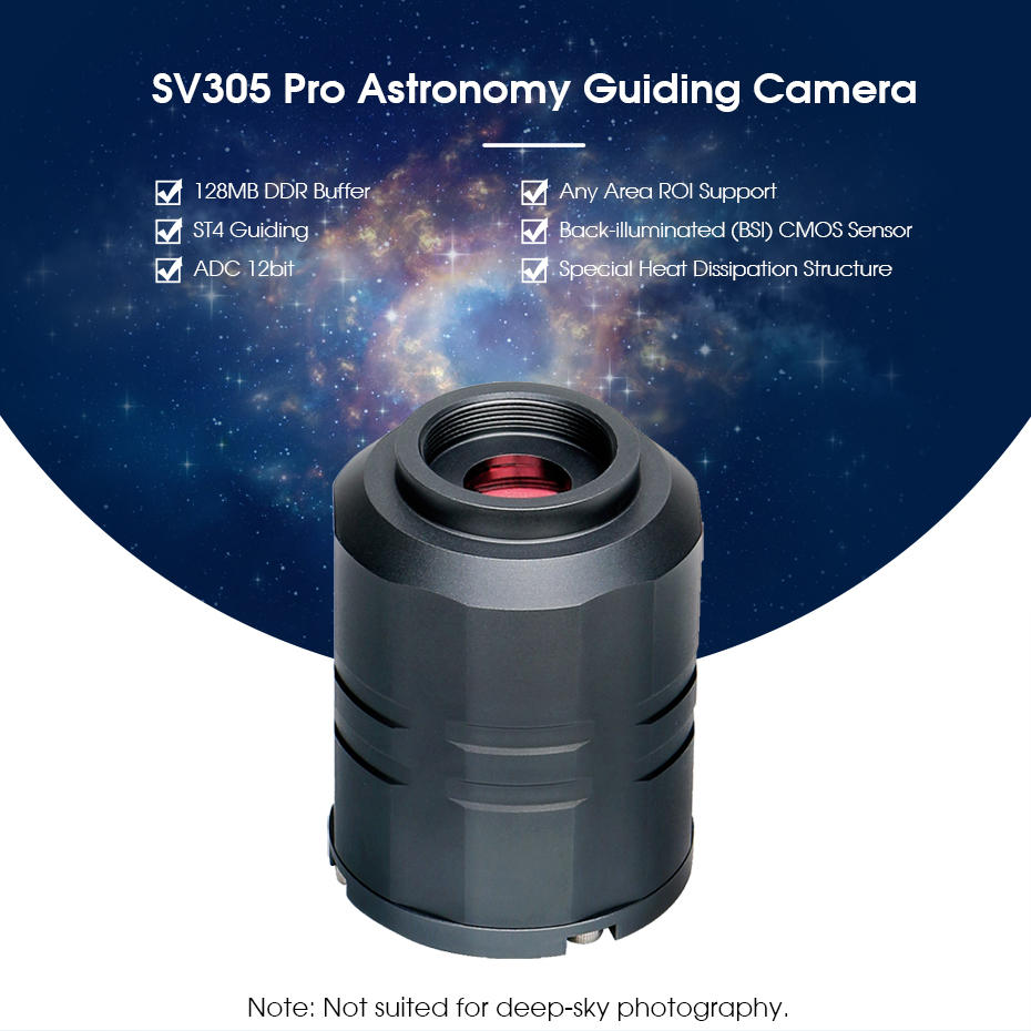 SVBONY-Cámara de guía astronómica para Astrofotografía, telescopio planetario, 2MP, USB3.0, 1,25 ...
