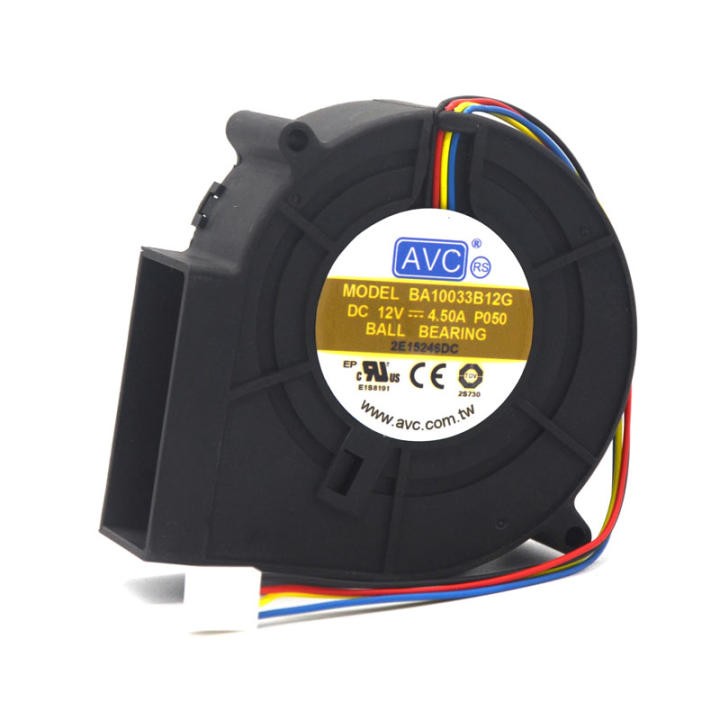 Soplador de CC 9733 para AVC BA10033B12G cc 12V 4.5A, ventilador súper ...