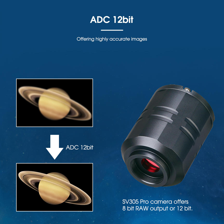 SVBONY-Cámara de guía astronómica para Astrofotografía, telescopio planetario, 2MP, USB3.0, 1,25 ...