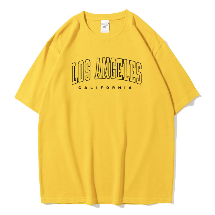 Camisetas de Los Angeles para hombre, Tops de Hip Hop de calle ...