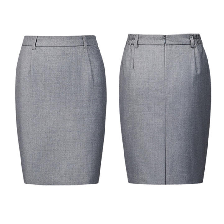 Falda de Traje Profesional para Mujeres Cintura Elástica, Mono de Hipo ...