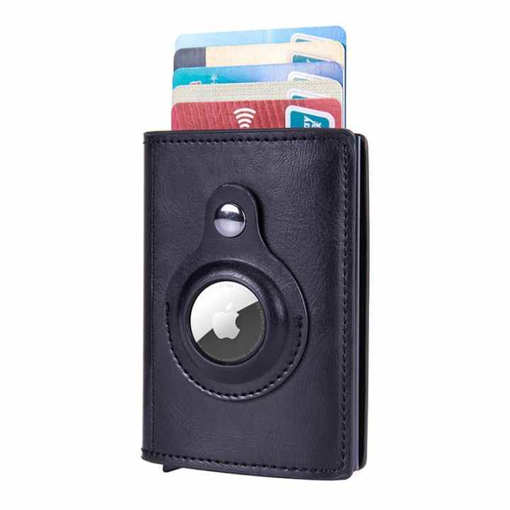 Airtag-cartera inteligente minimalista para hombre y mujer, tarjetero ...