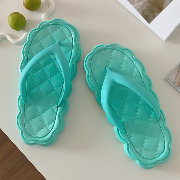 Chanclas de verano con plataforma para mujer, zapatos de calle para ...