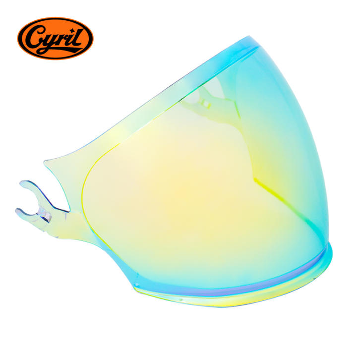 Lente colorida para casco CYRIL TRIANGLE OP12A, gafas para casco de ...
