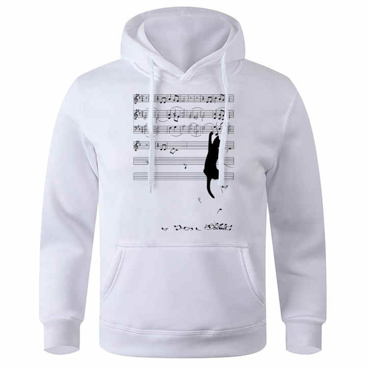 Sudadera con capucha con estampado de gato para hombre, ropa deportiva ...