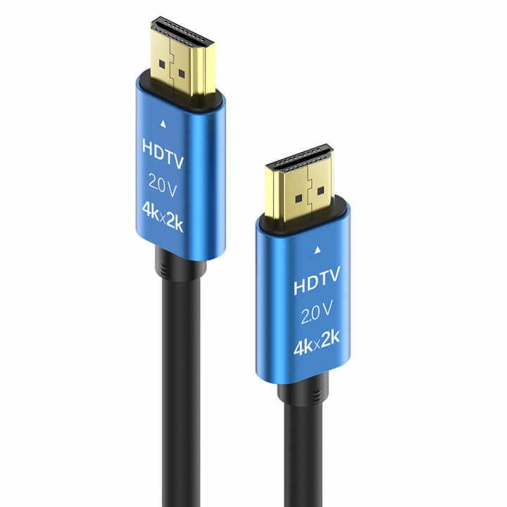 Cable HDMI 2,0 4K 60HZ 3D, Cable de vídeo chapado en oro para HD TV BOX PS4, divisor, conmutador ...