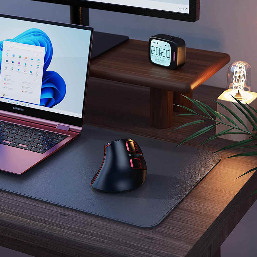 Vogek-ratón Vertical inalámbrico con Bluetooth, Mouse ergonómico ...