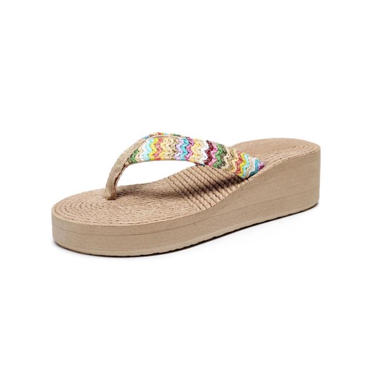 Sandalias con plataforma para mujer, Chanclas de playa | Miravia