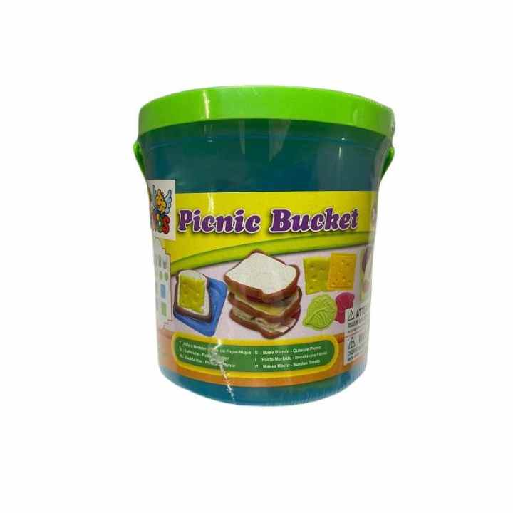 BOTE PLASTILINA PICNIC BUCKET DE PANRITOS | Miravia