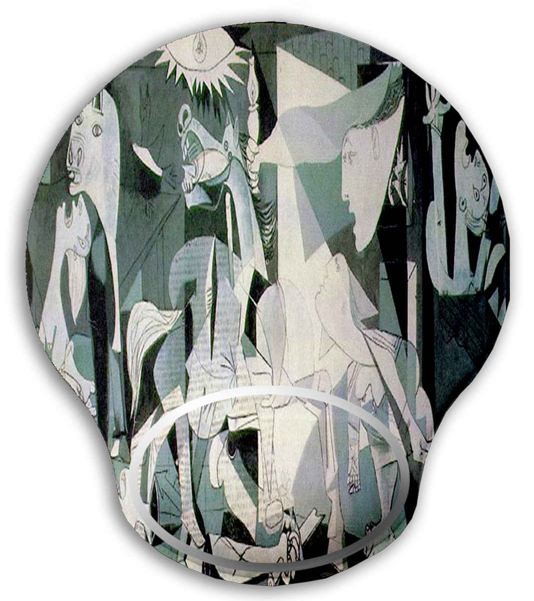 ALFOMBRILLA DE RATON CON REPOSAMUÑECAS CUADRO EL GUERNICA DE PABLO ...