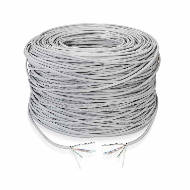 NANOCABLE 10.20.1704-SLD- Cable de Red Ethernet RJ45 LSZH Cat.5e, UTP Rigido AWG24, Libre de ...