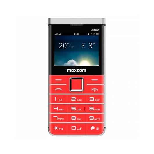 TELEFONO MOVIL MAXCOM MM760 RED 2.36"/ 2MPX | Miravia