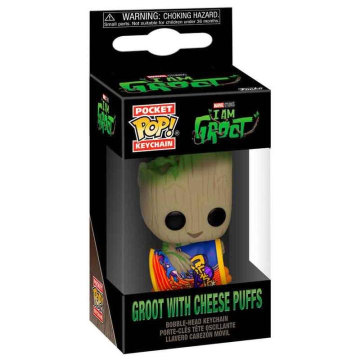 Funko Pop - Llavero Pocket POP Marvel I am Groot - Groot with Cheese ...