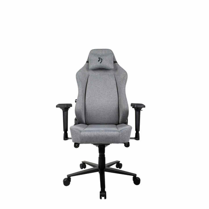 Silla Gaming Arozzi Primo Woven Fabric Grey-Black Logo | Miravia