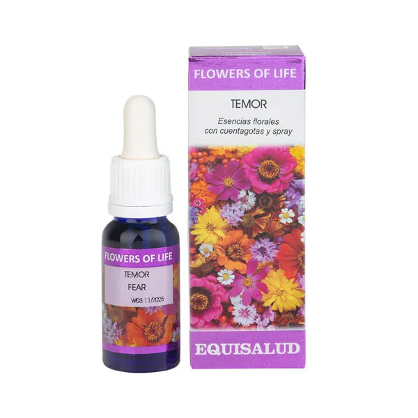 Flower Of Life Temor 15 ml de elixir floral | Equisalud | Miravia