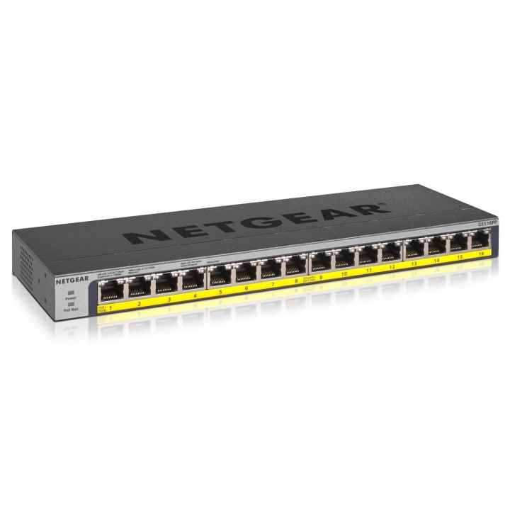 Netgear GS116PP Switch Gigabit con 16 puertos PoE, Switch ethernet PoE ...