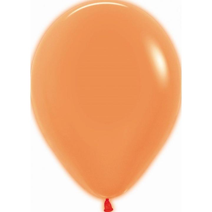 Globos Látex R5 Color Naranja Neón de 13cm aprox (100 ud) R5-261 ...