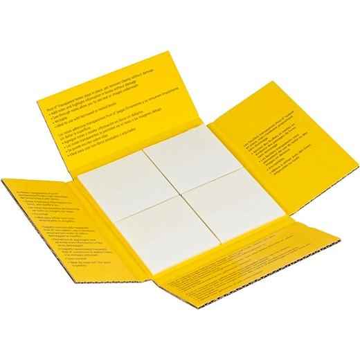 Post-it bloc notas 73x73mm 36h pack de 12 transparente | Miravia