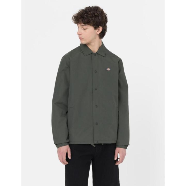 Dickies Camisa Coach Verde Oliva Diseño Sobrecamisa | Miravia
