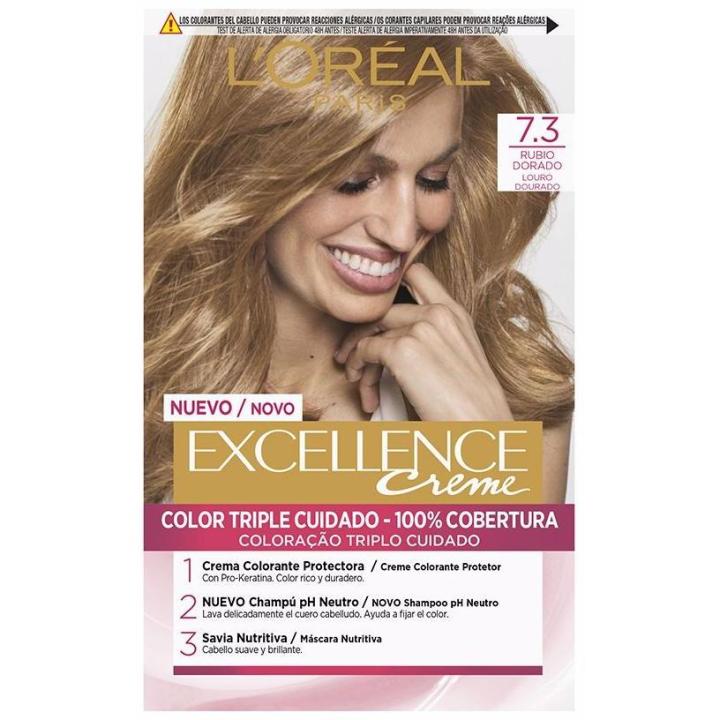 L'Oreal Set Excellence Creme Tint 73 Golden Blonde | Miravia