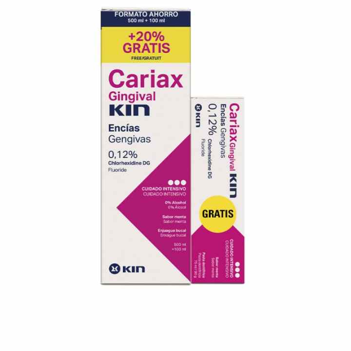 KIN - CARIAX GINGIVAL enjuague bucal 500 ml + 100 ml | Miravia