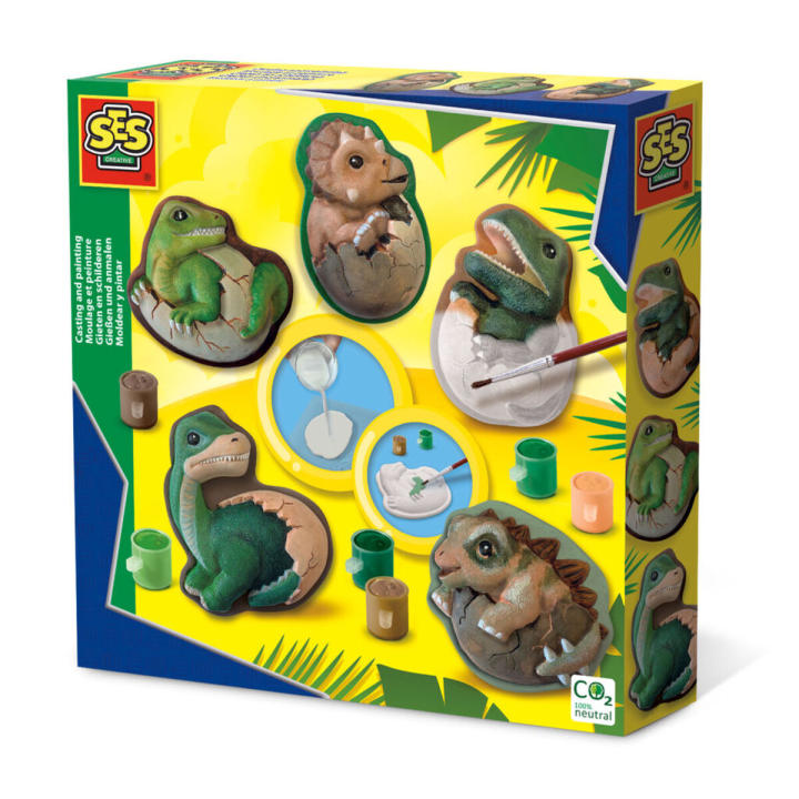 Craft Game SES Creative Moulding set Dinosaurs * Pasta de modelar SES ...