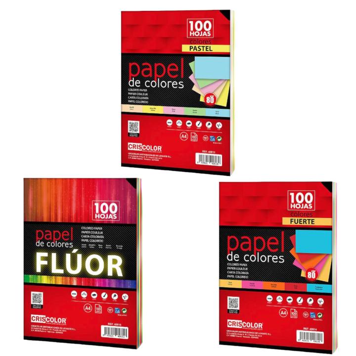 hojas de papel colores | Miravia