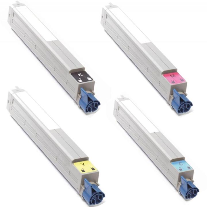 pack OKI C801 - C821 4 tóners compatibles BK-C-M-Y | Miravia