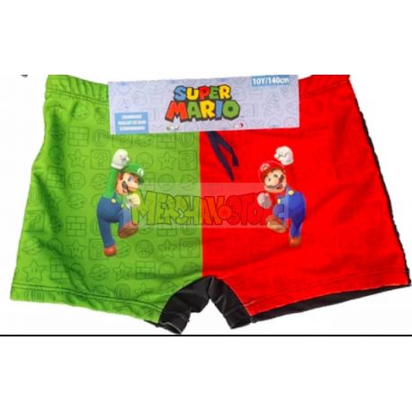 Bañador boxer niño Super Mario - Mario y Luigi 4 años 104cm Raíz ...