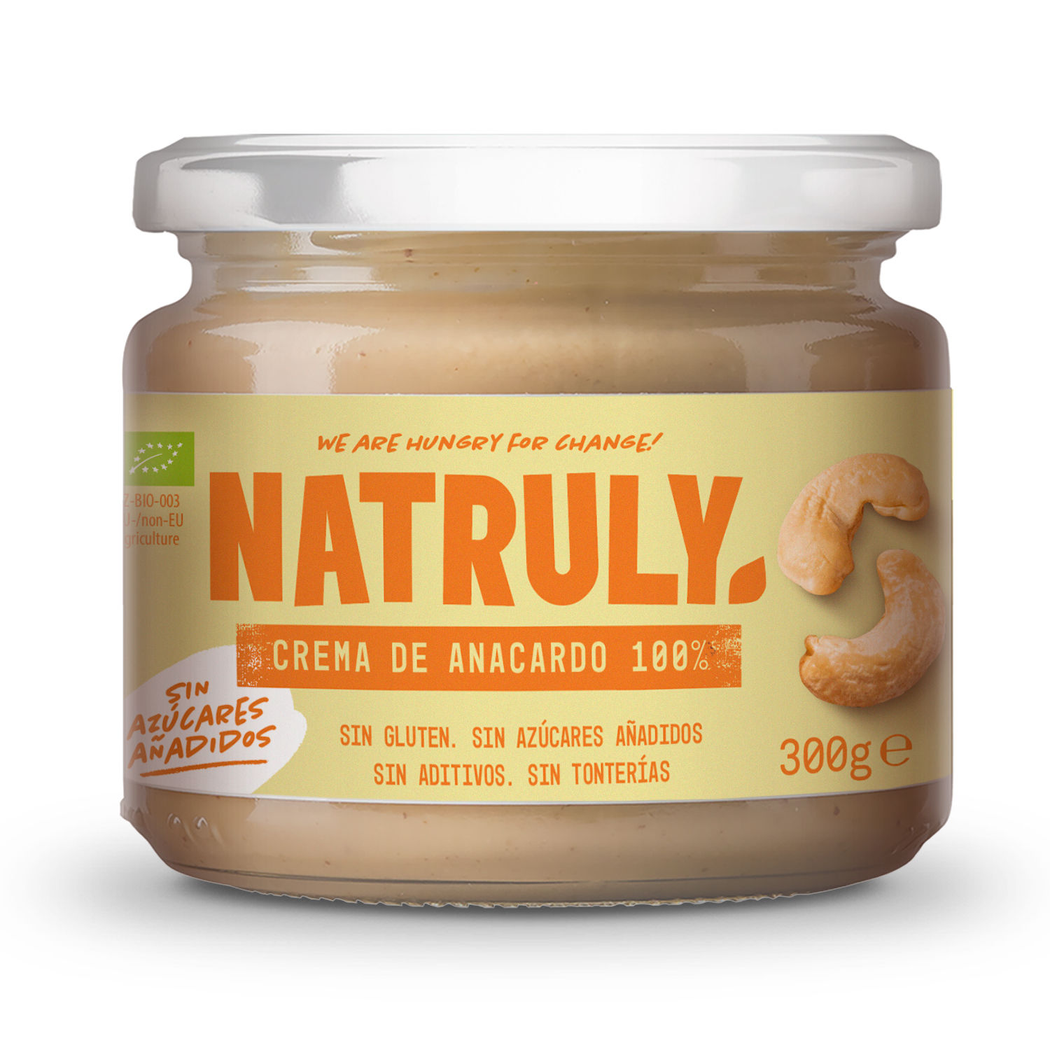 Crema 100% anacardos BIO Natruly | 300g | Miravia