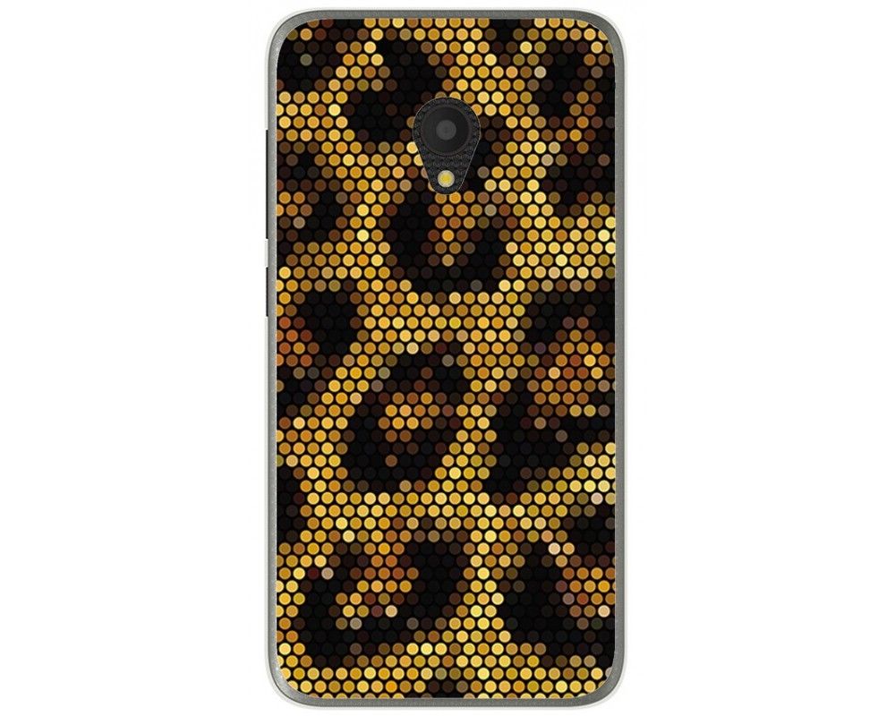Funda Gel Tpu para Alcatel U5 (4G) / Orange Rise 52 Diseño Leopardo ...