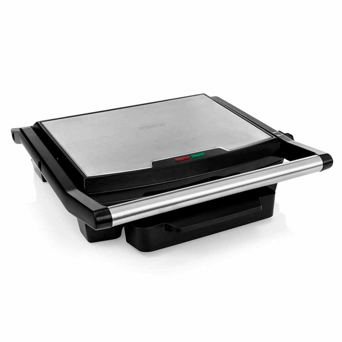 Plancha grill Princess 112416 2000W placa flotante inox/negro | Miravia