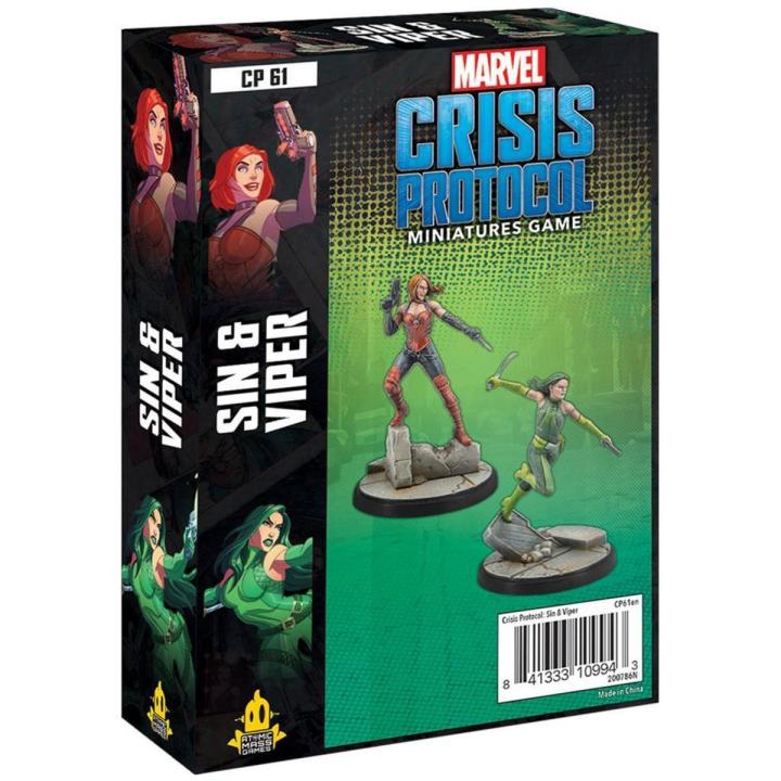 Asmodee - Marvel Crisis Protocol: Sin & Viper (Inglés) | Miravia