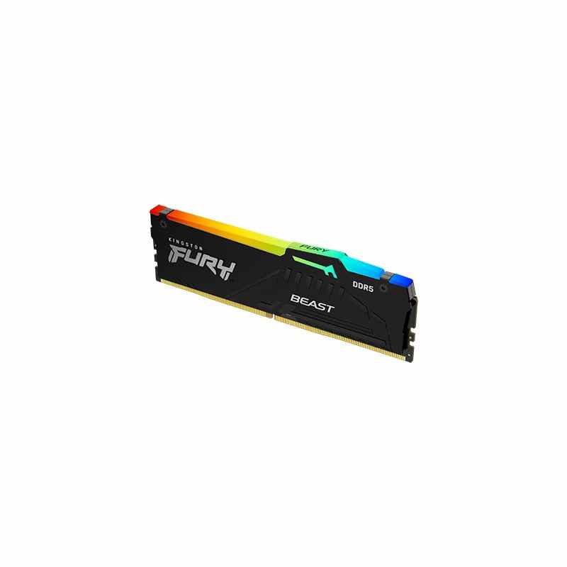 Kingston Technology - FURY Beast RGB módulo de memoria 8 GB 1 x 8 GB DDR5 5600 MHz ...