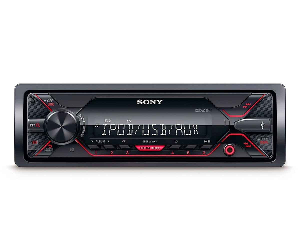 SONY DSXA210UI RECEPTOR MULTIMEDIA CON USB PARA COCHE ILUMINACIÓN ROJO ...