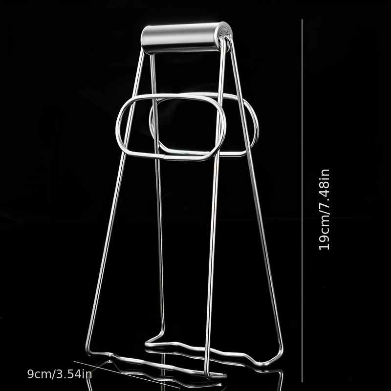 1pc Dish Gripper, Stainless Steel Anti-scalding Foldable Hot Dish Clamp ...