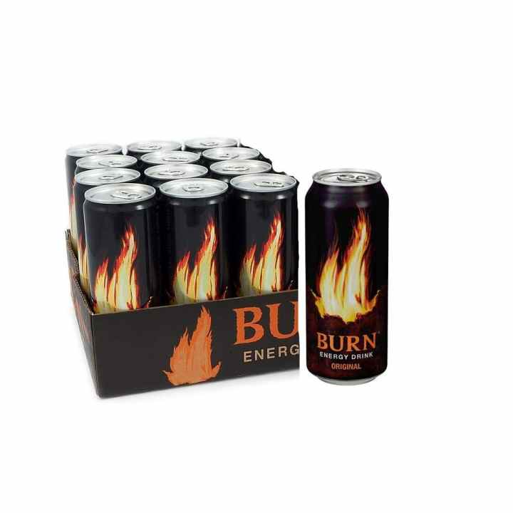 BURN Original bebida energética - Pack 12 latas de 500ml | Miravia