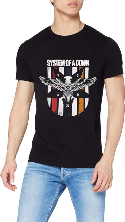 Camiseta de Rock Off Trade para hombre, color negro, Rockoff, Eagle ...