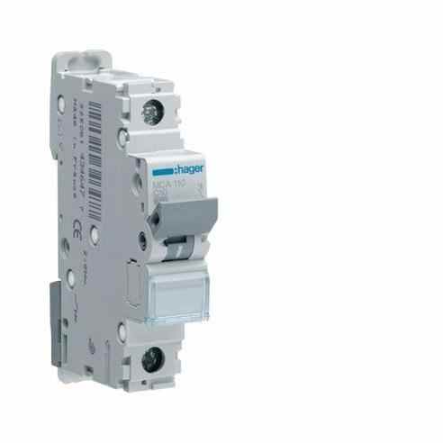 HAGER MCA100 | Automático magnetotérmico M curva-C 6kA 1P 0,5A | Miravia