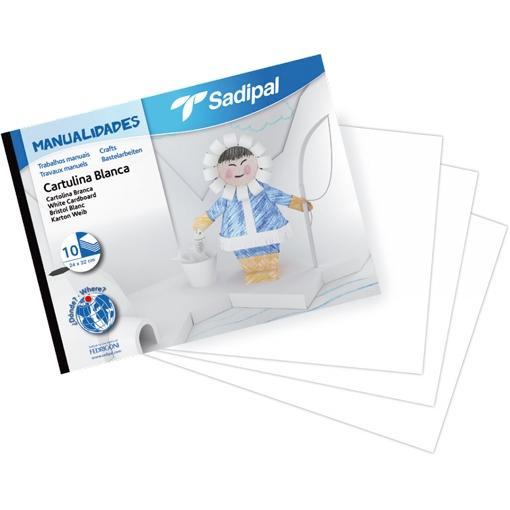 Sadipal bloc de cartulina color para manualidades 10 hojas 32 x 24 cm ...