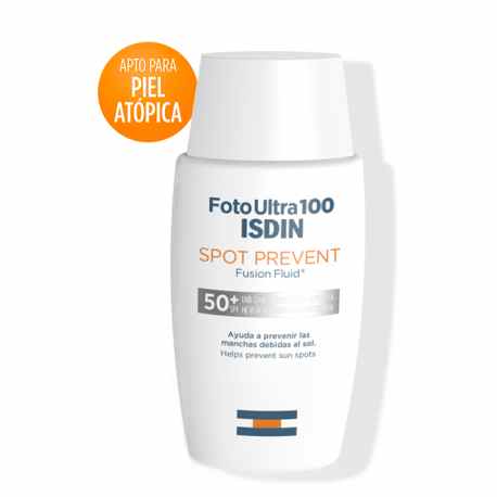 Isdin Fotoultra 100 Fusion Fluid SPF 50+ Protector Solar Piel ...