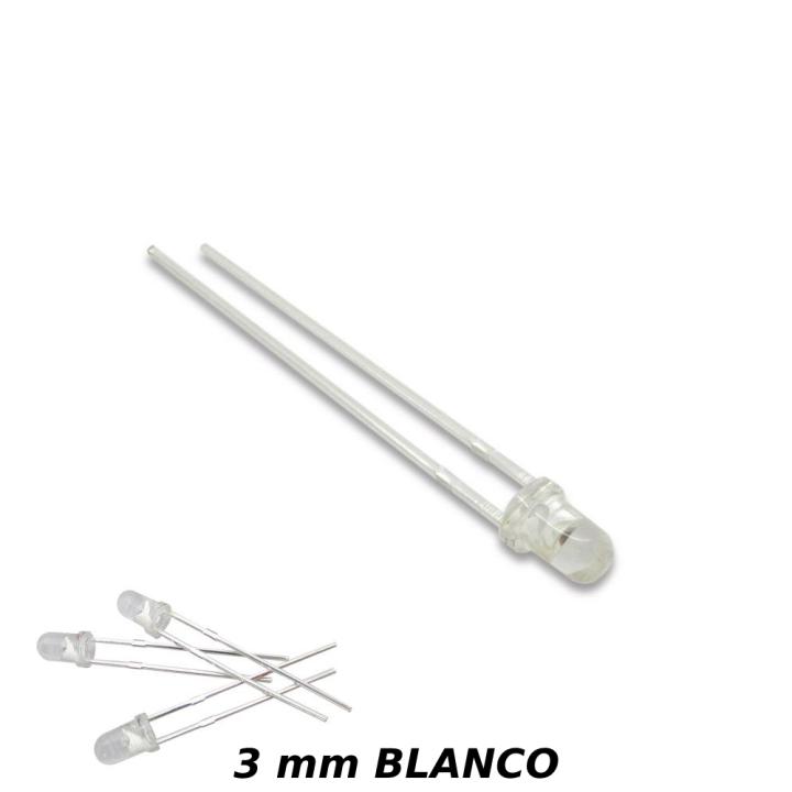 Kit Diodos Leds 3mm 25 Unidades - Variedad de Colores | Miravia