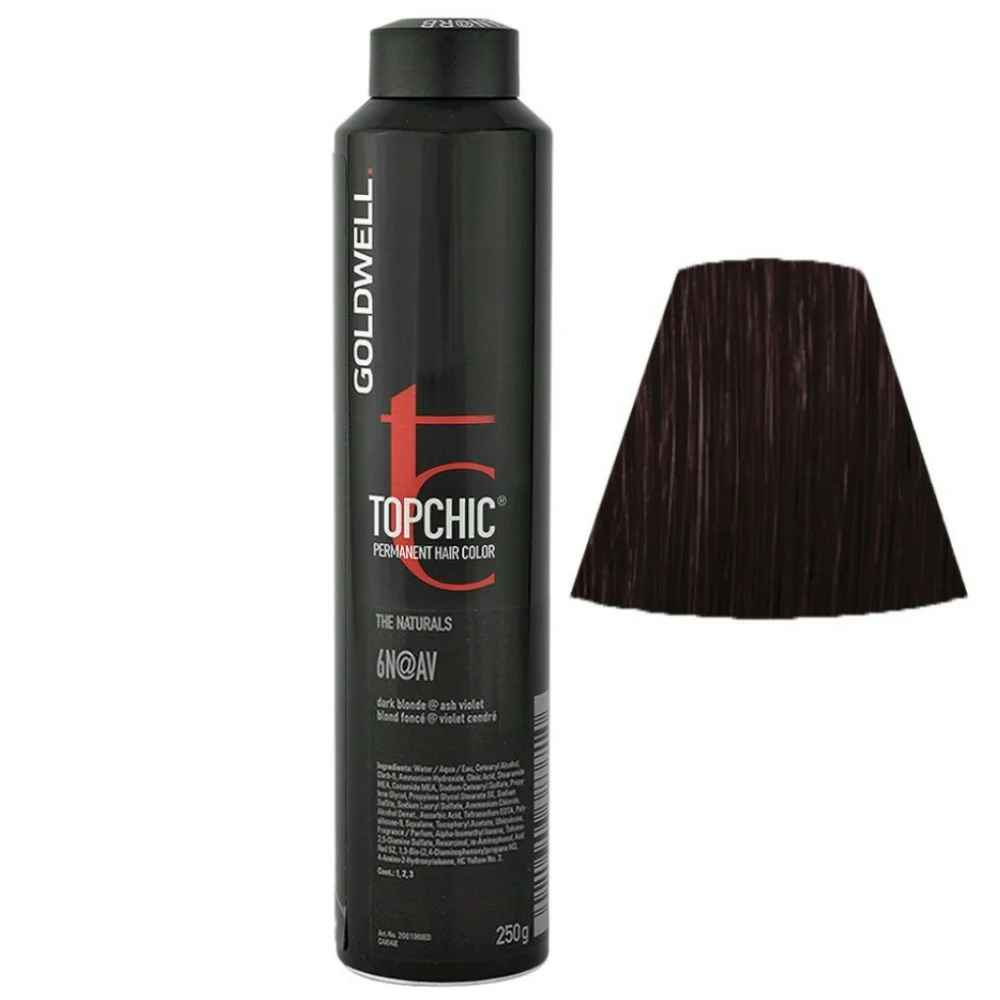 Goldwell - Topchic 6N@AV Rubio Oscuro | Violeta Ceniza 250 ml | Miravia