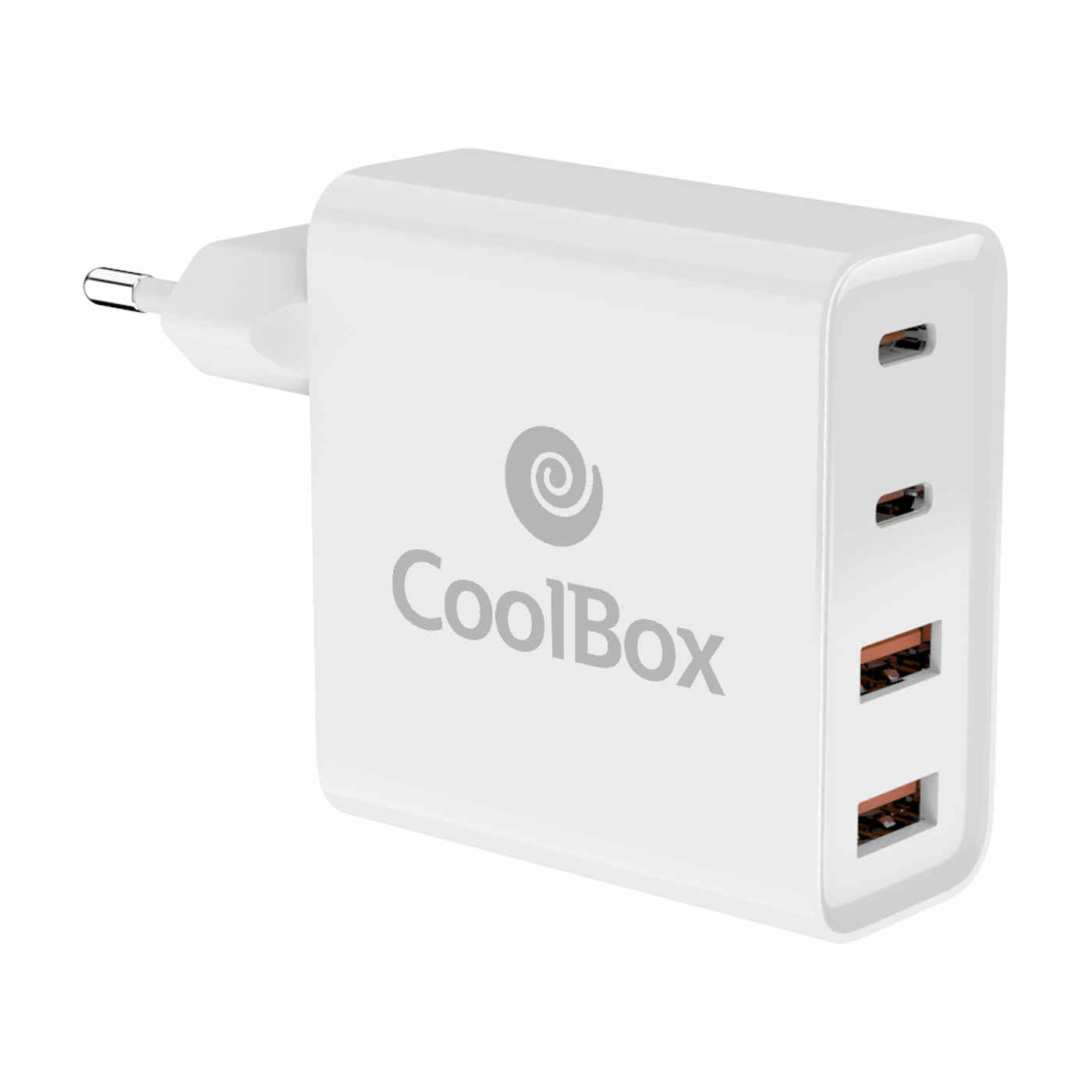 Cargador USB-C CoolBox 65W para Smartphones, Tablets y Ordenadores Portátiles con PowerDelivery ...
