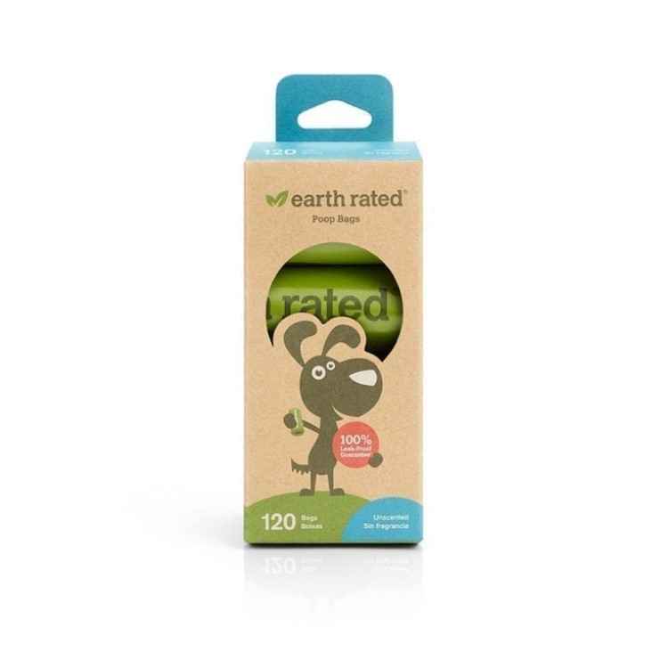 EARTH RATED Display bolsas recambio sin perfume 8rollos x 15bolsas ...