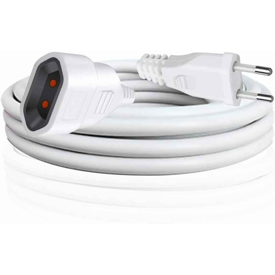 Cable Alargador de Enchufe Plano Electrico Corriente Extensible con ...