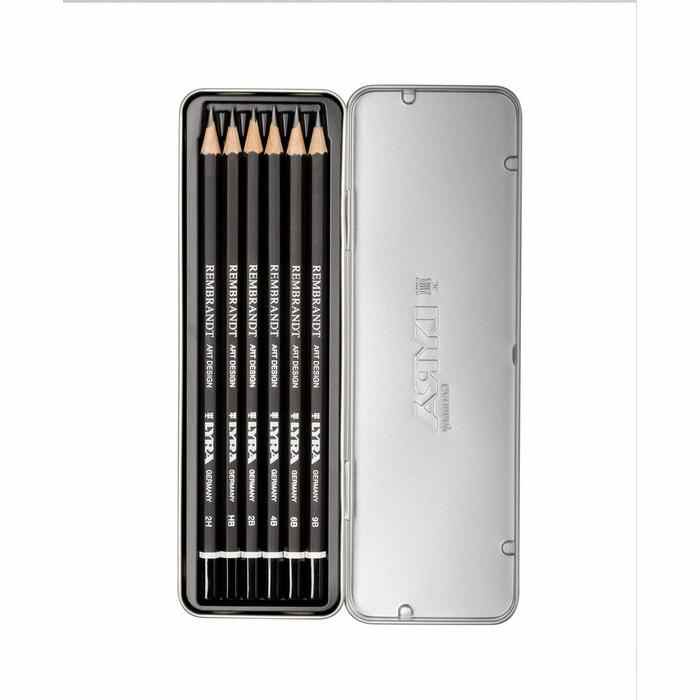 LYRA LAPIZ LYRA REMBRANDT ART DESIGN 6 GRADUACIONES ESTU. METAL LYRA 19x6x1 Cms. | Miravia