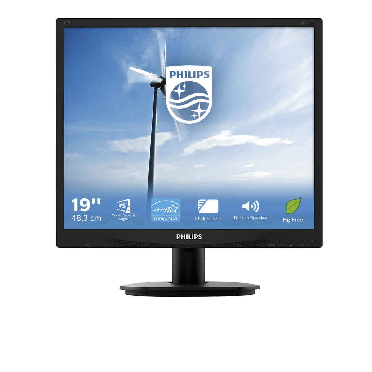 Philips Monitores 19S4QAB/00 - Monitor de 19" (resolución 1280 x 1024 ...