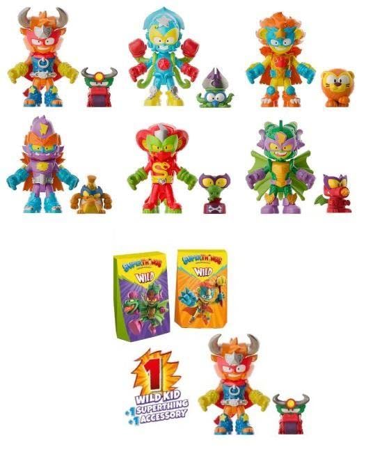 SUPERTHINGS Figura Wild Kids-6modelos sdos. Incluye 1 Kid+1 superthing ...
